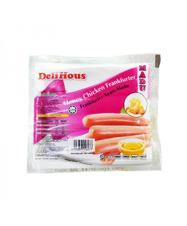 DELIHOUS HONEY CHICKEN FRANKFURTHER (270G) - 32PKT/CTN | Simple Food ...