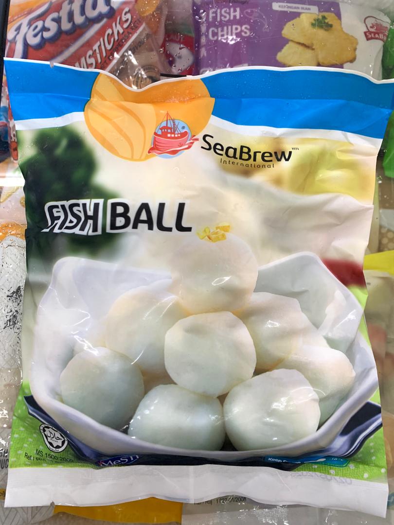 SEABREW INTERNATIONAL FISH BALL (500G) - 30PKT/CTN | Simple Food Marketing
